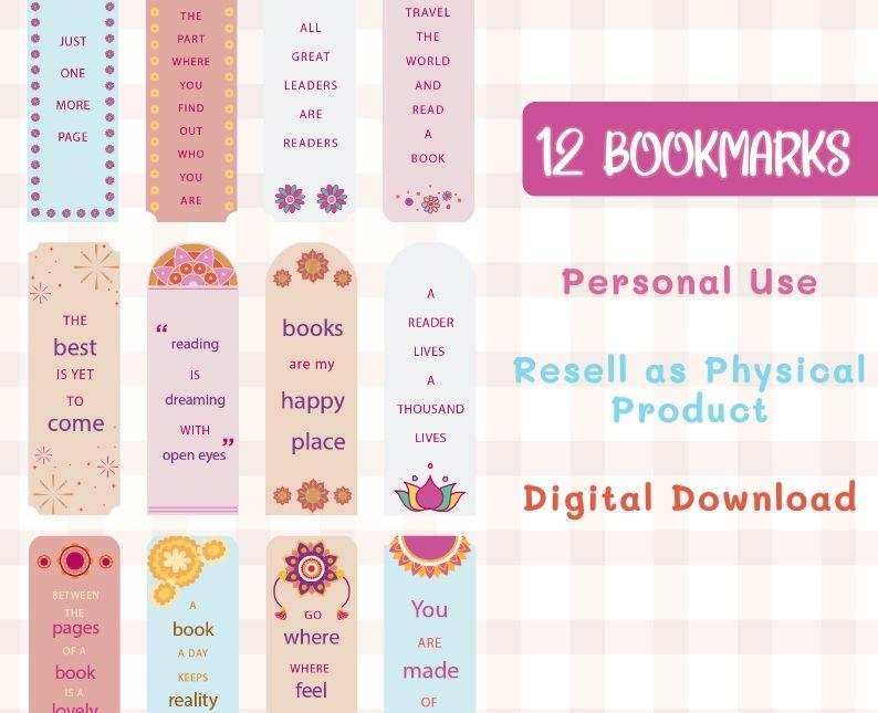 Druckbare Zirkel 2x6 Lesezeichen Vorlage, Bearbeitbare Lesezeichen ...