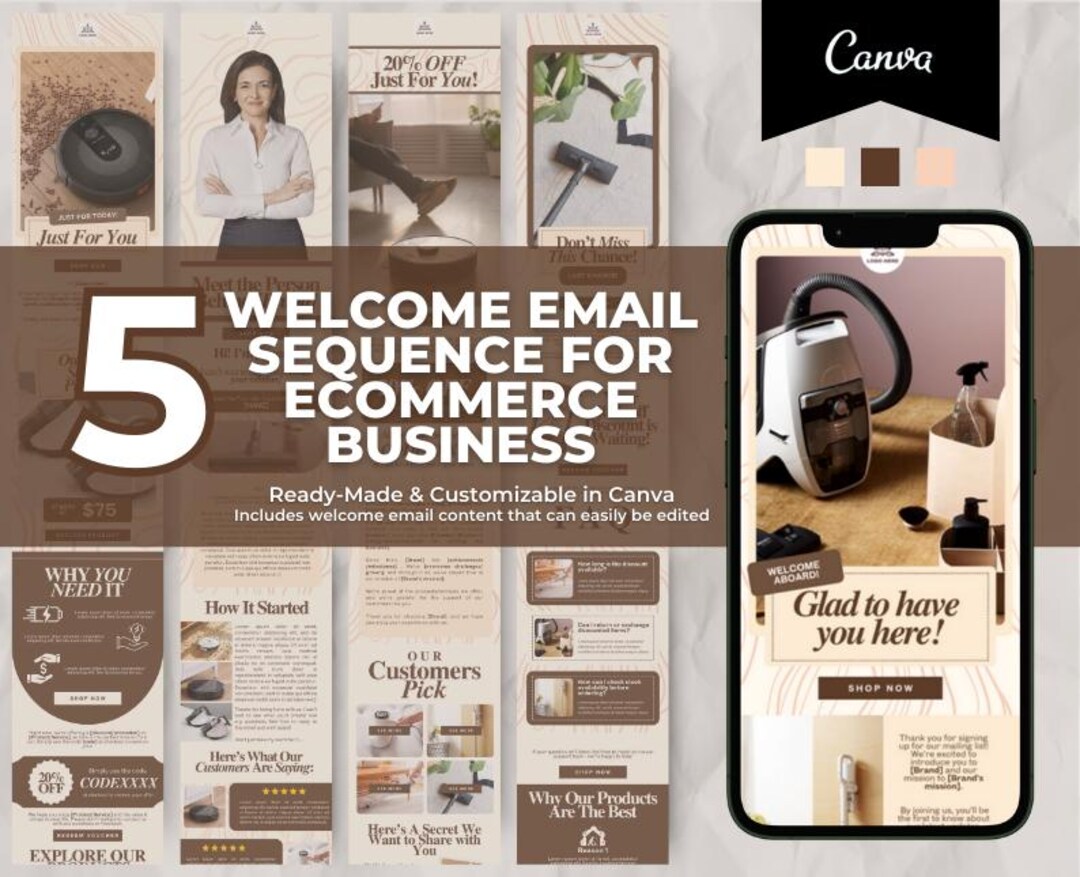Editable Home Automation Welcome Email Sequence Template for Klaviyo ...