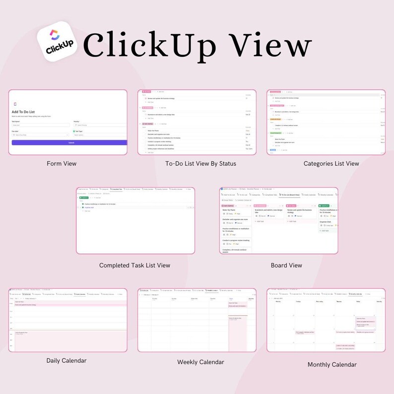 Clickup to Do List to Set Priority | Customisable Task Manager ...