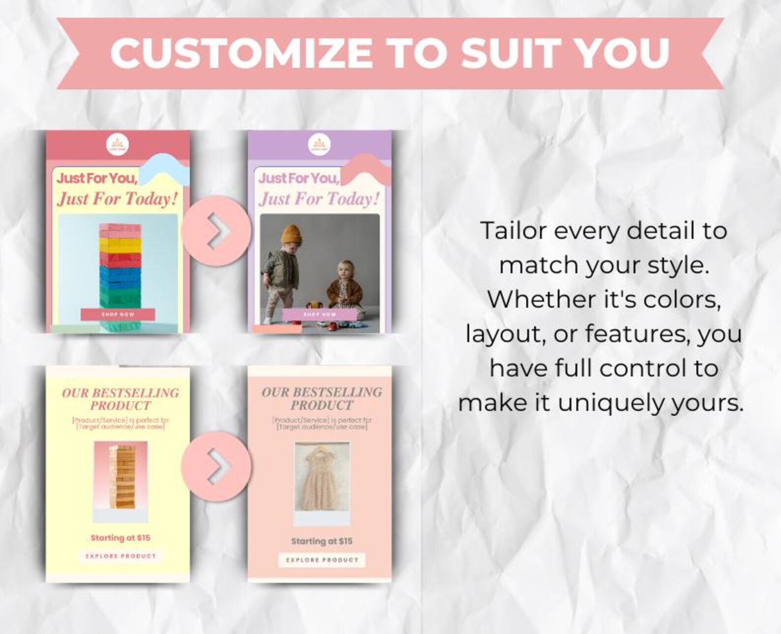 Editable Toys and Games Welcome Email Sequence Template for Klaviyo ...
