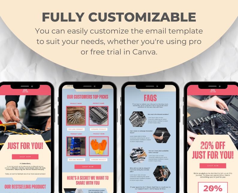Editable Car Maintenance Welcome Email Sequence Template for Klaviyo ...