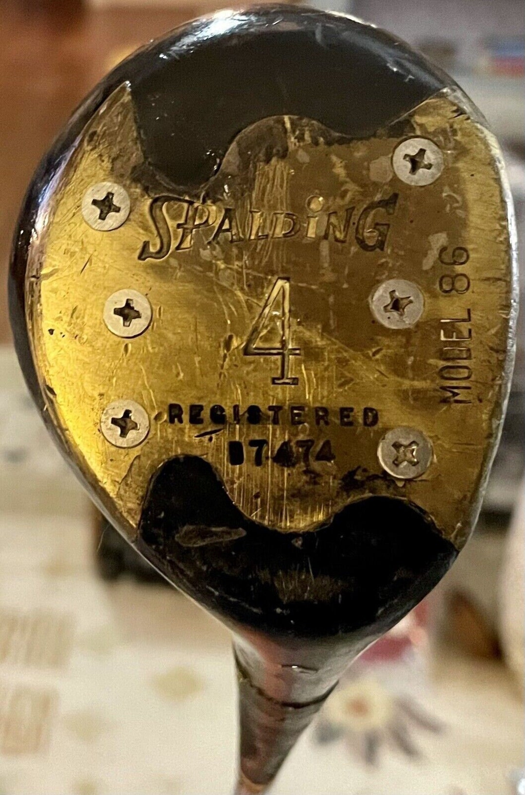 Spalding Model 86 Registered 4-wood Fancy Face Steel Shaft Vintage ...