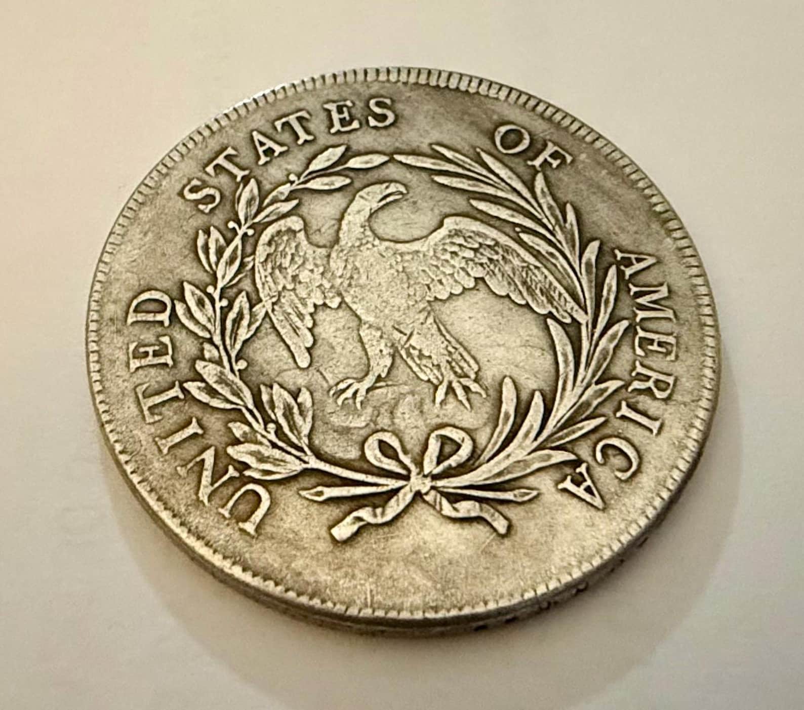 1795 Liberty Draped Bust Silver-plated 1 Dollar U.S. Coin Commemorative ...
