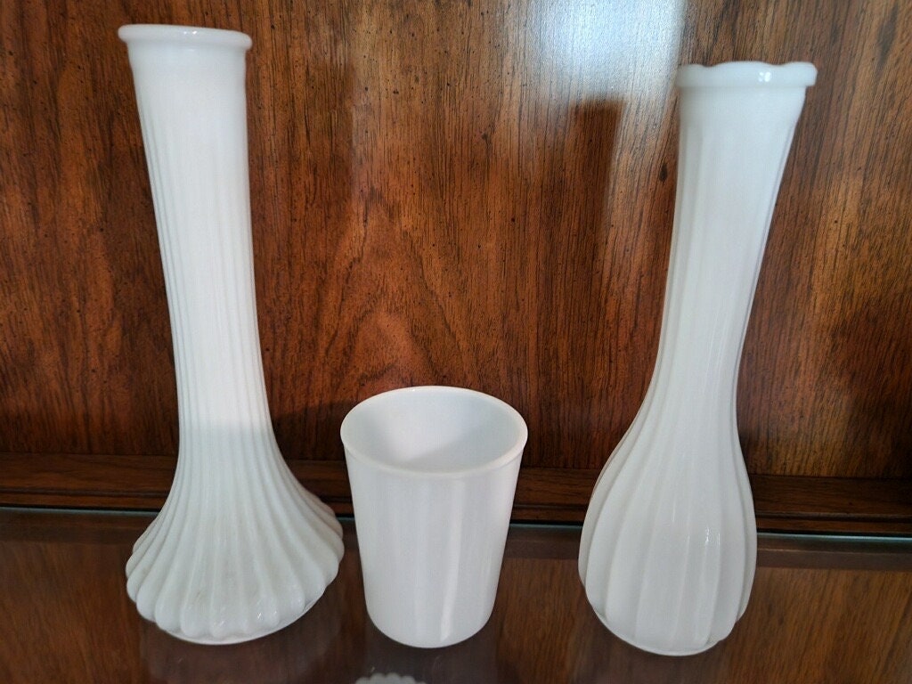 Vintage Milk Glass Variety - Etsy