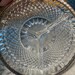 Vintage Lead Crystal Three Sectioned Shallow Serving Bowl With Etched ...