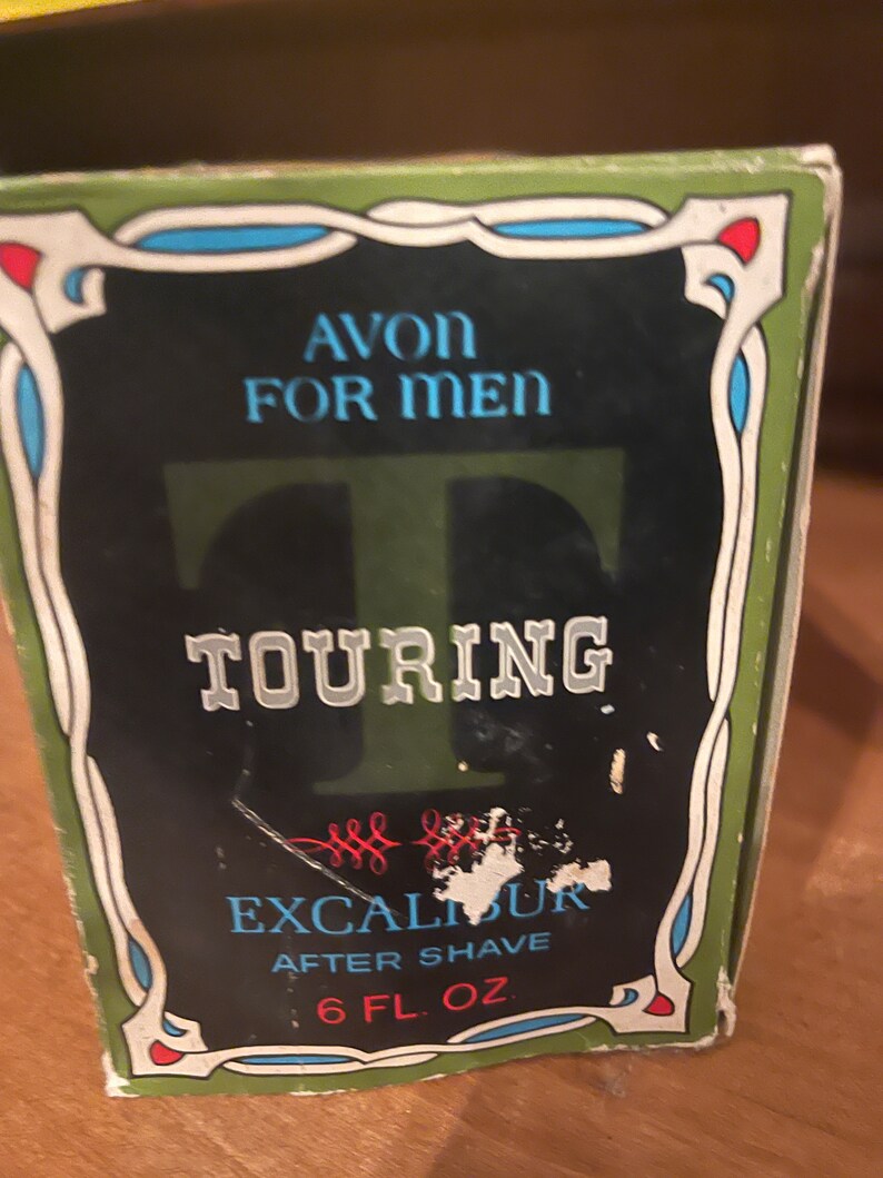 Vintage Avon TOURING T Everest After Shave Decanter 6 Oz With Original ...