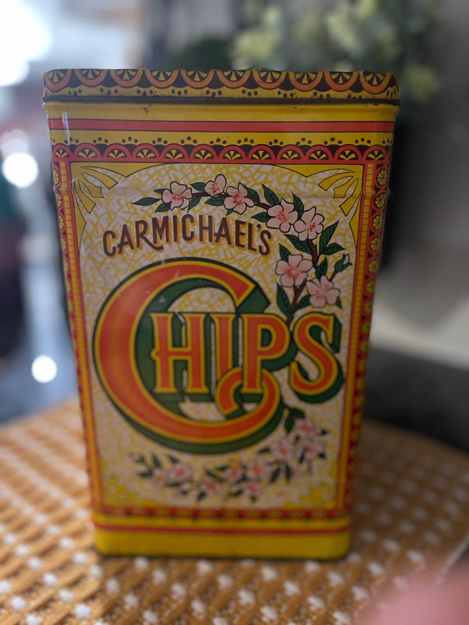Vintage Carmichaels Chip Tin - Etsy