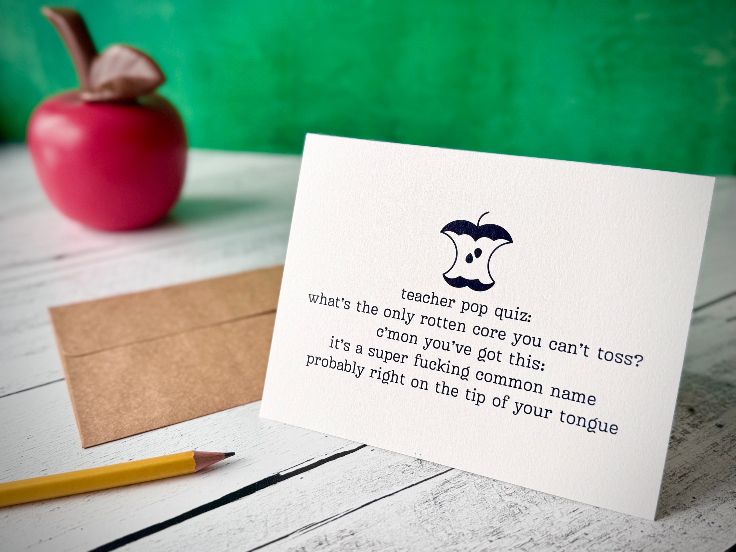 Funny Teacher Card / Teacher Appreciation / Cards for Teachers ...
