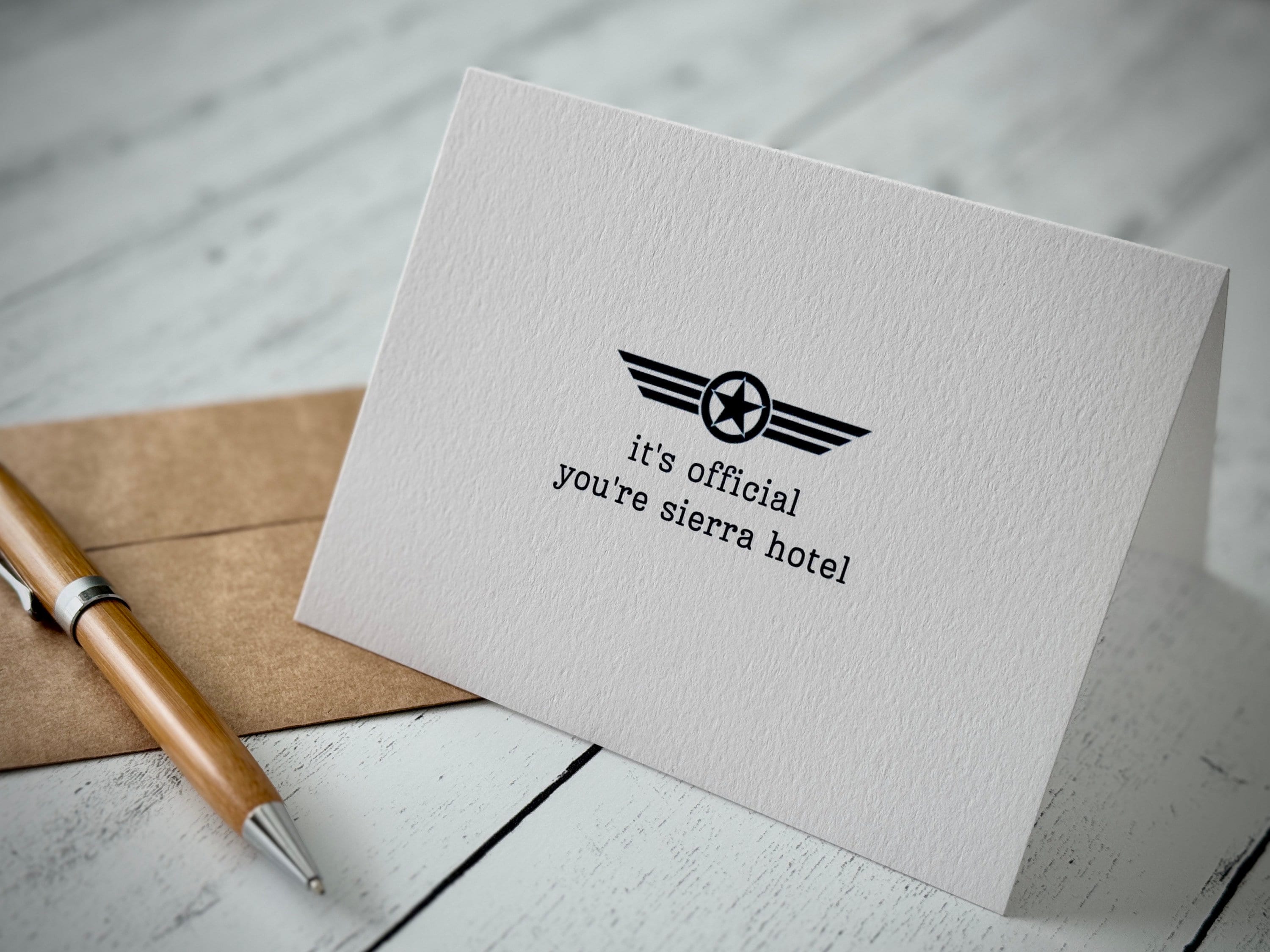 Pilot Card / Pilot Training Graduation / Military / Fighter Pilot ...