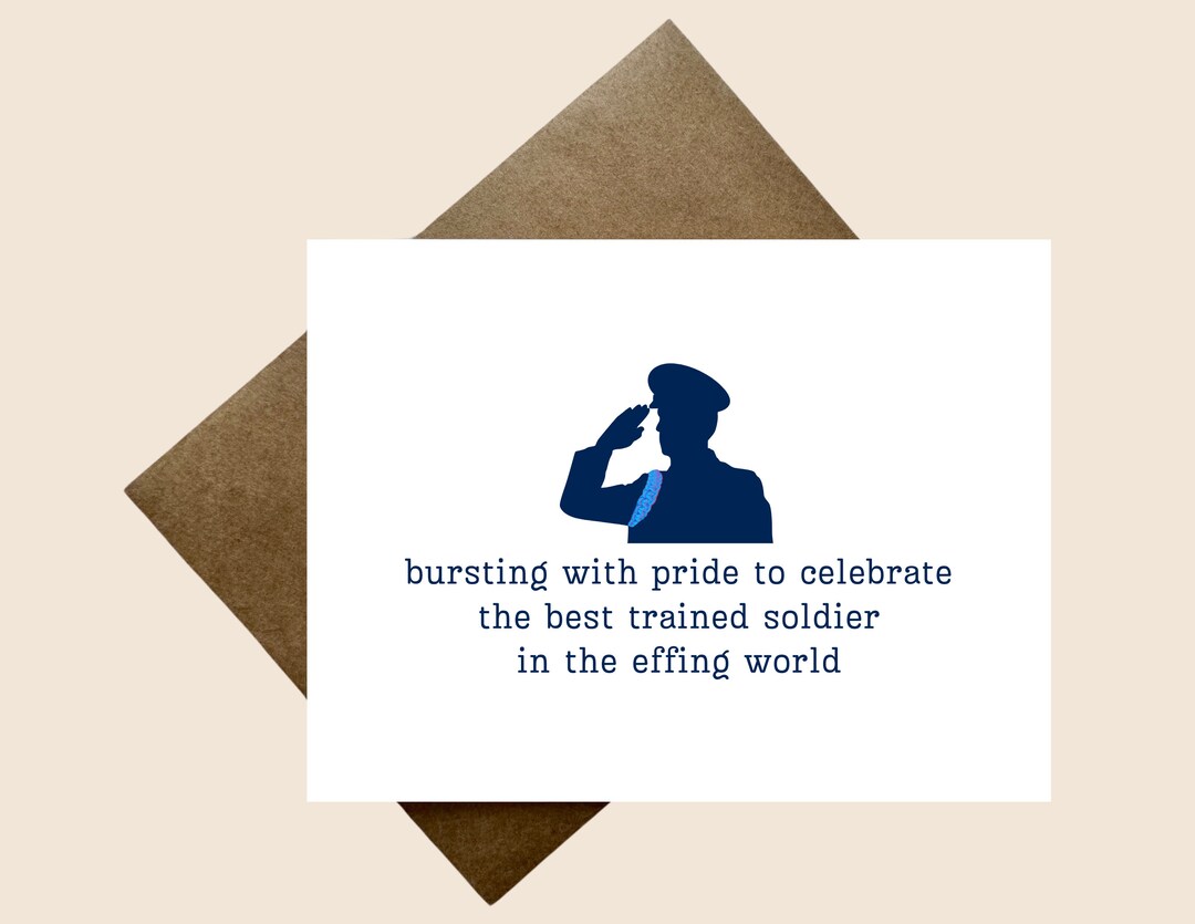 OSUT Graduation Card / Army Infantry Training Graduation / Military ...