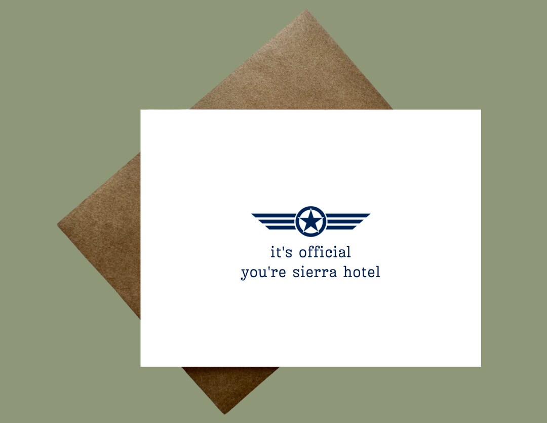 Pilot Card / Pilot Training Graduation / Military / Fighter Pilot ...