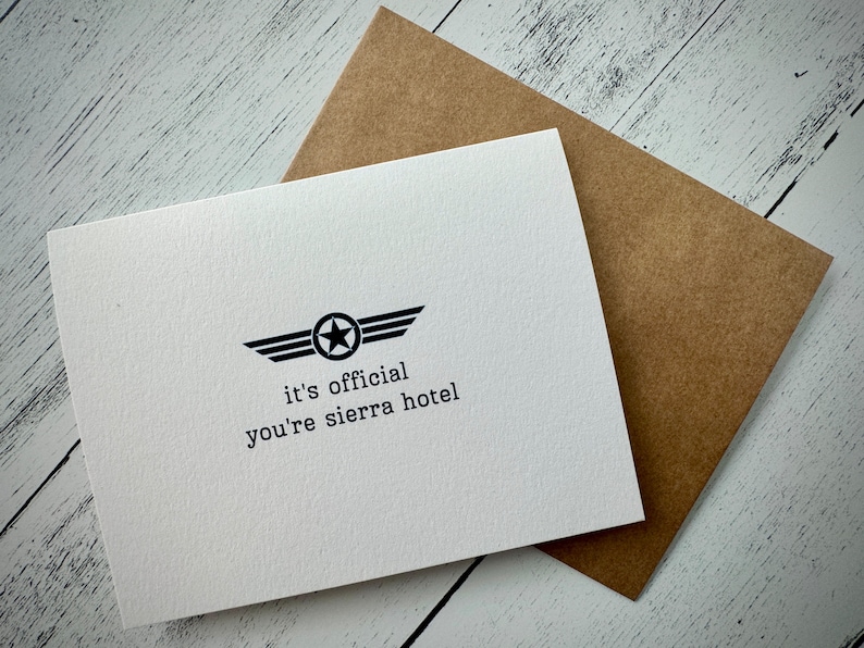 Pilot Card / Pilot Training Graduation / Military / Fighter Pilot ...