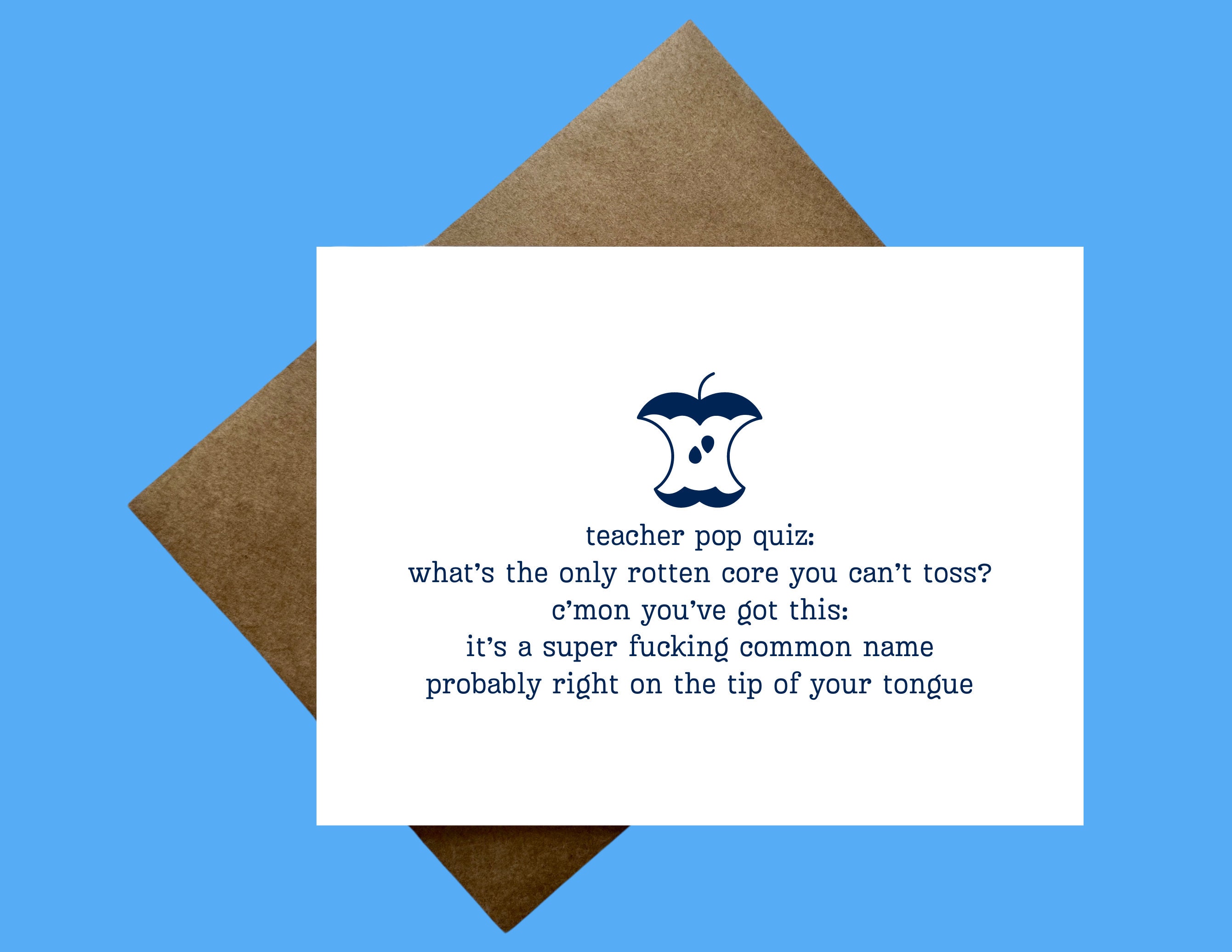 Funny Teacher Card / Teacher Appreciation / Cards for Teachers ...