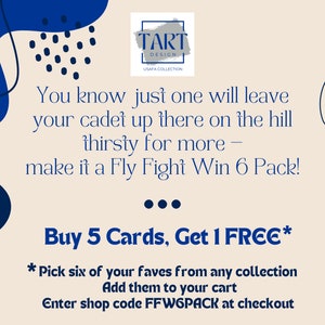Acceptance Day Cards / USAFA / A-day Cards / BCT Graduation / Air Force ...