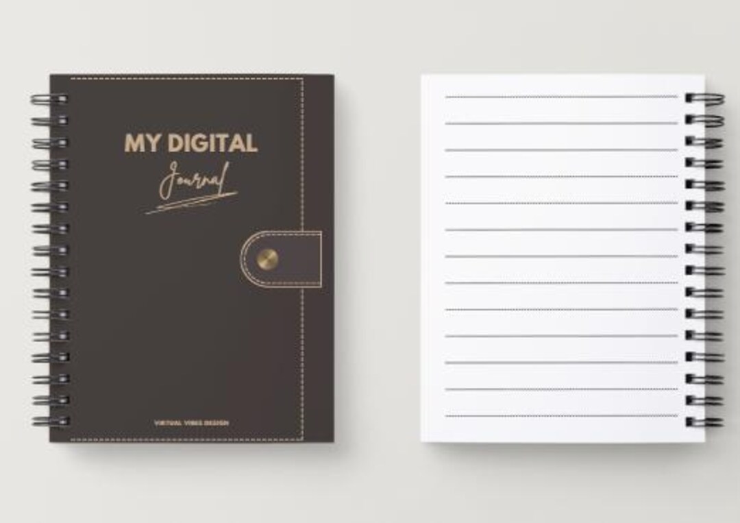 Simple & Elegant Lined Journal – Digital Download - Etsy