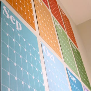 Large Monthly Wall Calendar: 12 Month Jumbo Calendar (11x17 Inches) - Etsy