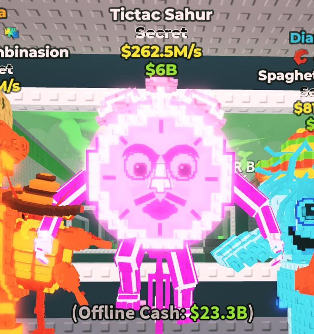 SAB | 262M/S | Candy Tictac Sahur | SECRET | Steal A Brainrot - Etsy