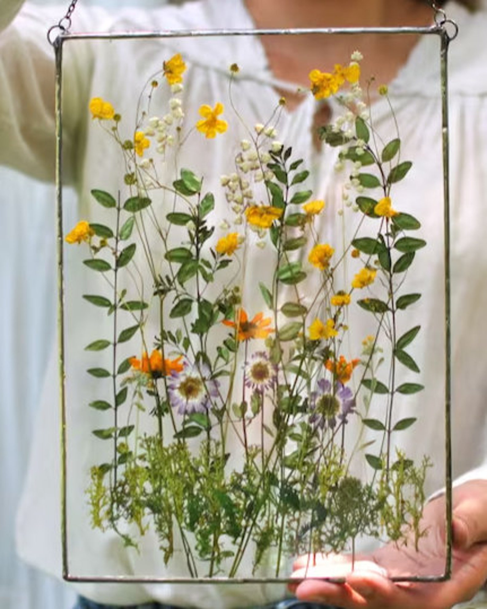 Pressed Flowers Into Shadow Box Frame//wedding Bouquet//funeral Flowers ...