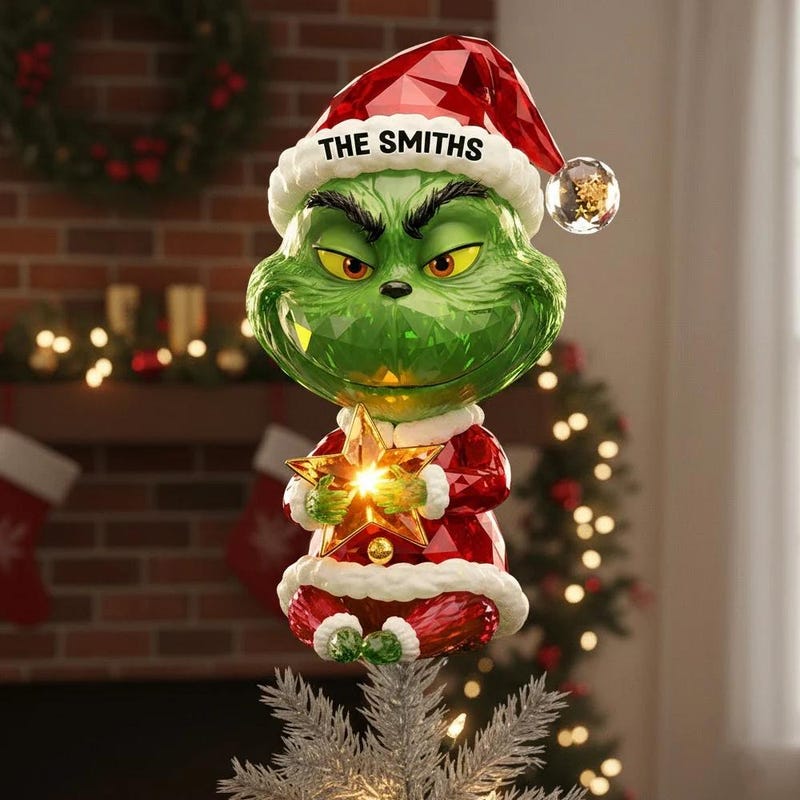 Grinch Star - Etsy