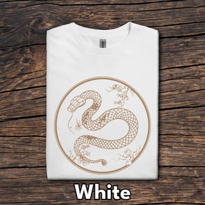 Year of the Snake 2025 Shirt, Chinese New Year Design, Gold Snake Tee ...