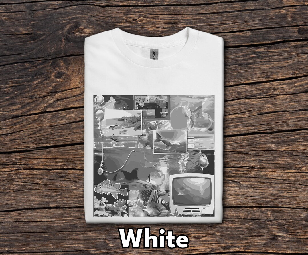 Frutiger Aero Shirt, Old School Computer, Photo Collage, Vintage Tee ...