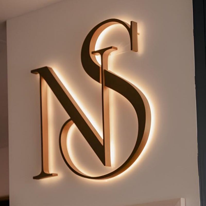 Halo Lit Acrylic Letters - Etsy