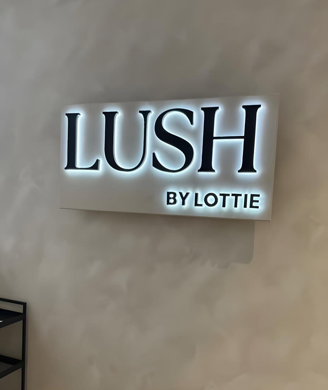 Custom Backlit Metal Sign, 3D LED Business Signboard, Salon Logo Sign ...
