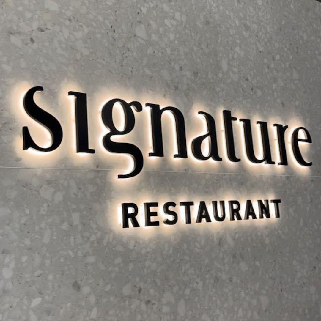 Custom Backlit Sign, Laser Cut Metal Letters, Personalized LED Light up ...