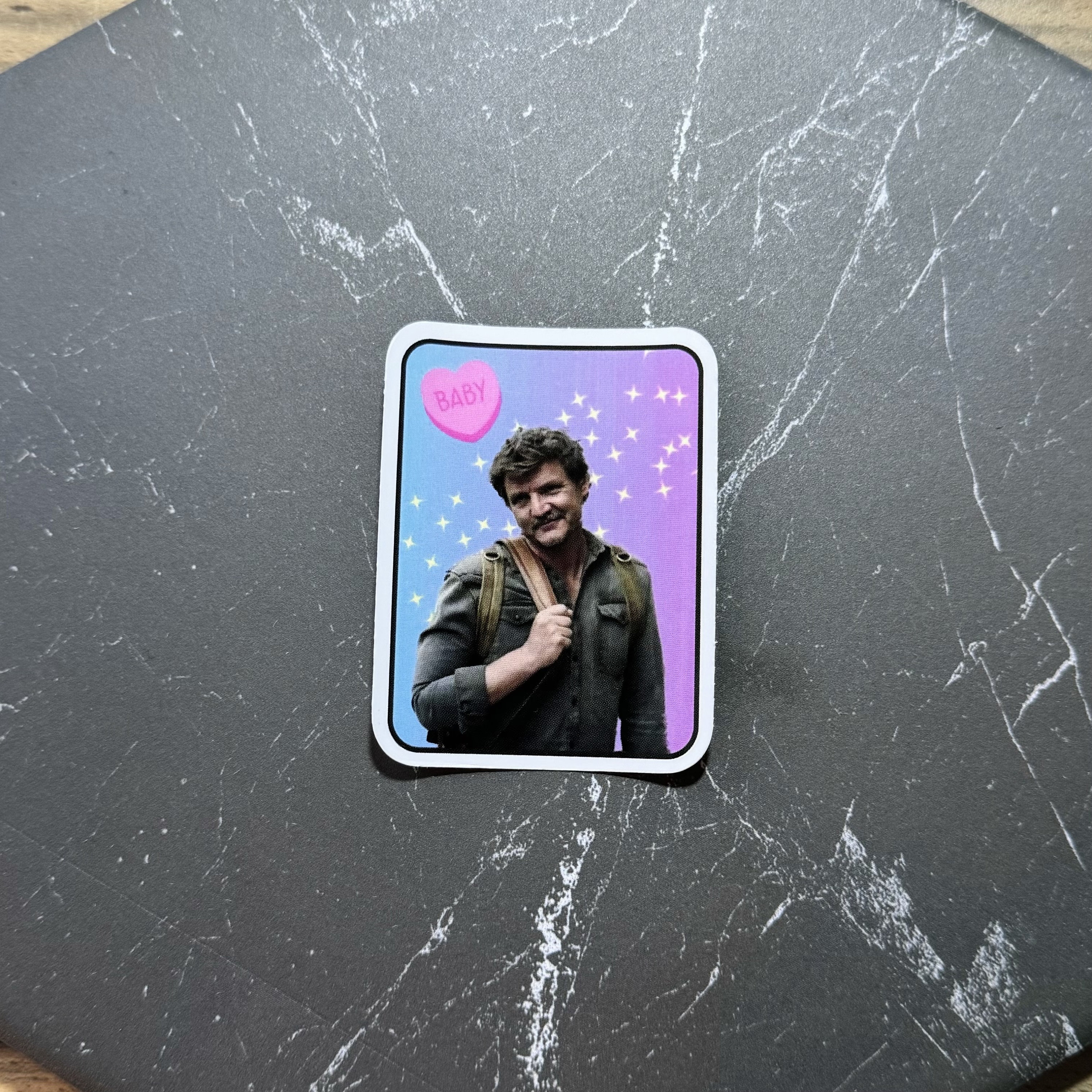 Pedro Pascal Sticker the Last of Us Joel Miller Baby - Etsy