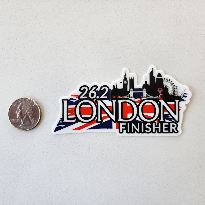 London Marathon Finisher Sticker - Etsy