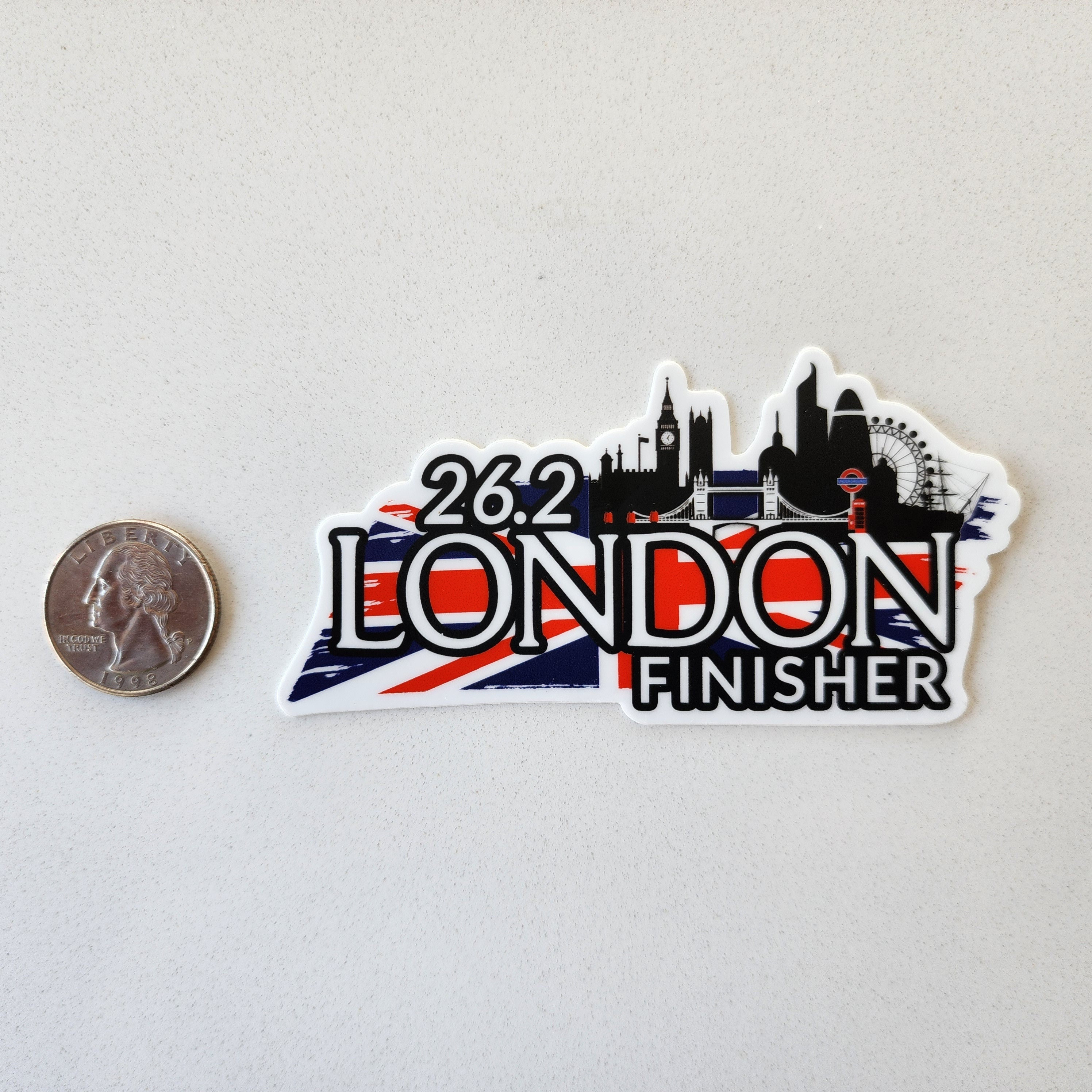 London Marathon Finisher Sticker - Etsy