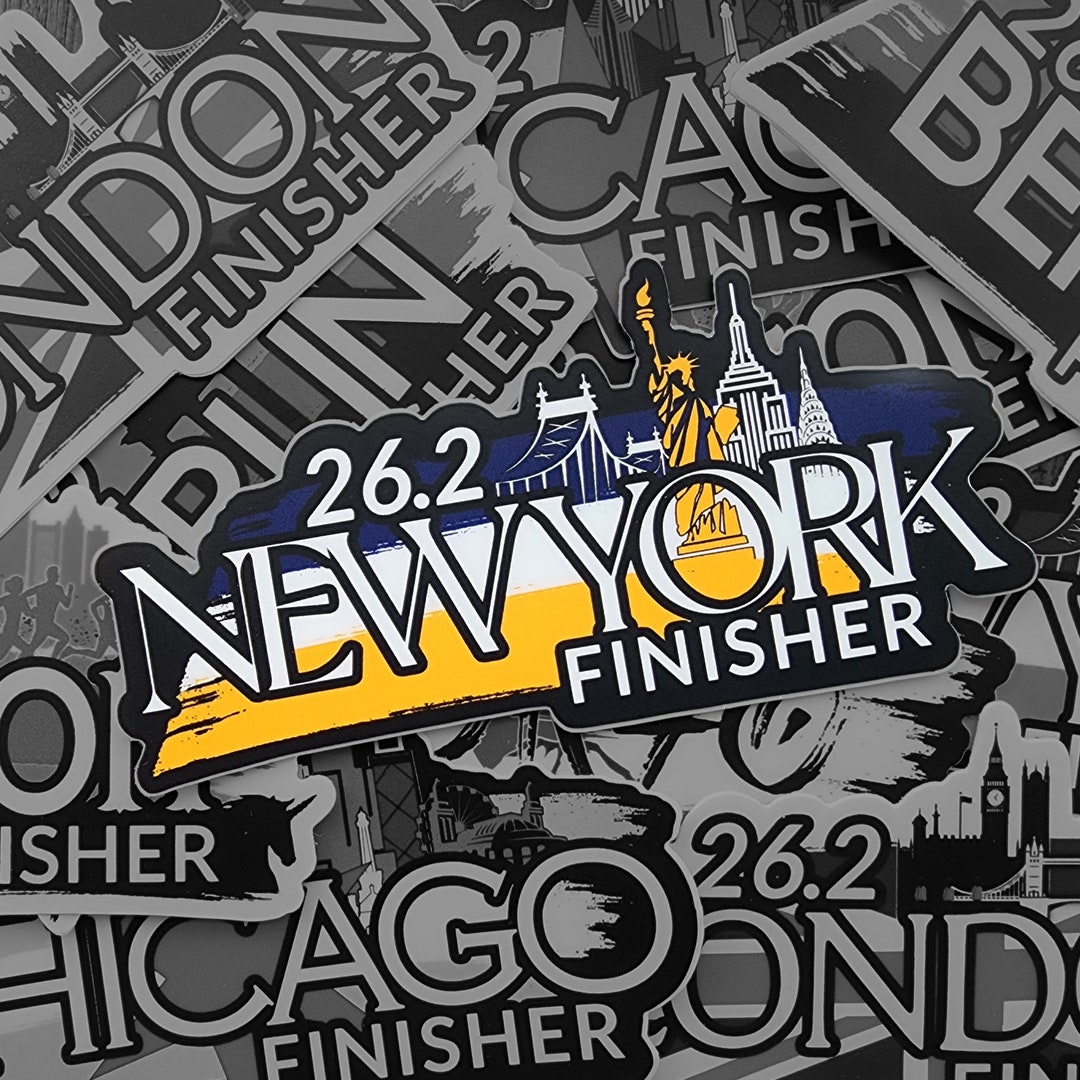 New York City Marathon Finisher Sticker - Etsy