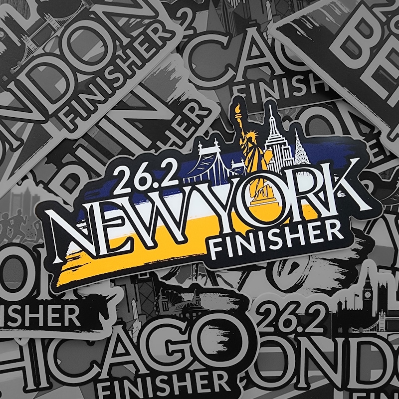 Marathon Sticker - Etsy