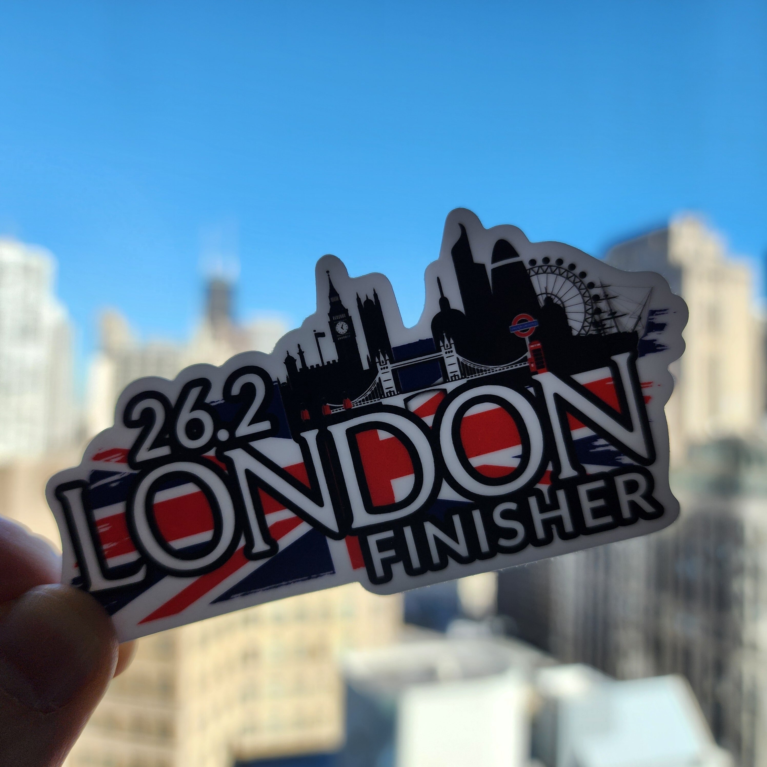 London Marathon Finisher Sticker - Etsy