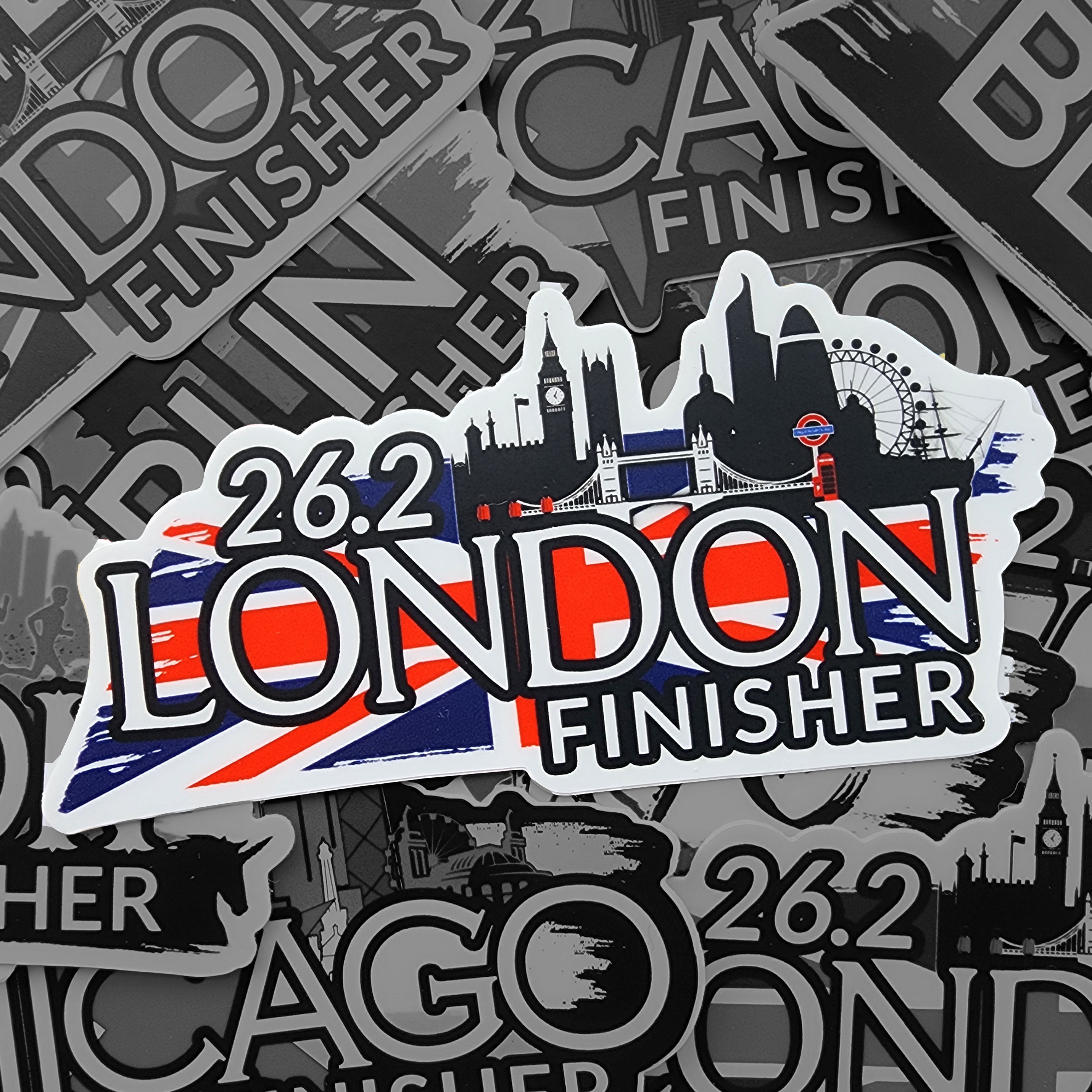 London Marathon Finisher Sticker - Etsy
