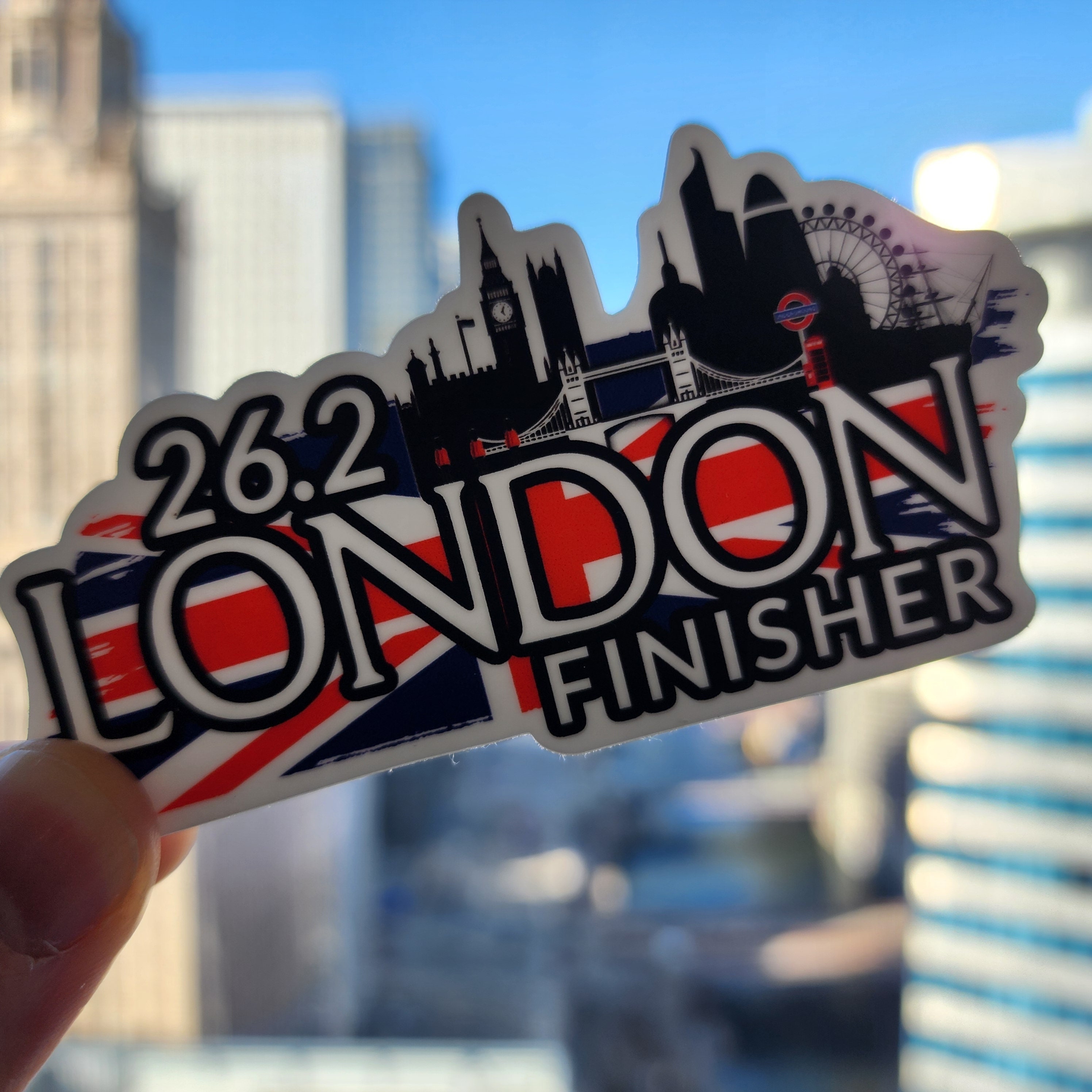 London Marathon Finisher Sticker - Etsy