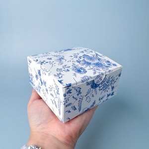 Toile Gift Box Wedding Favor Toile De Jouy Party Favor Packaging French ...