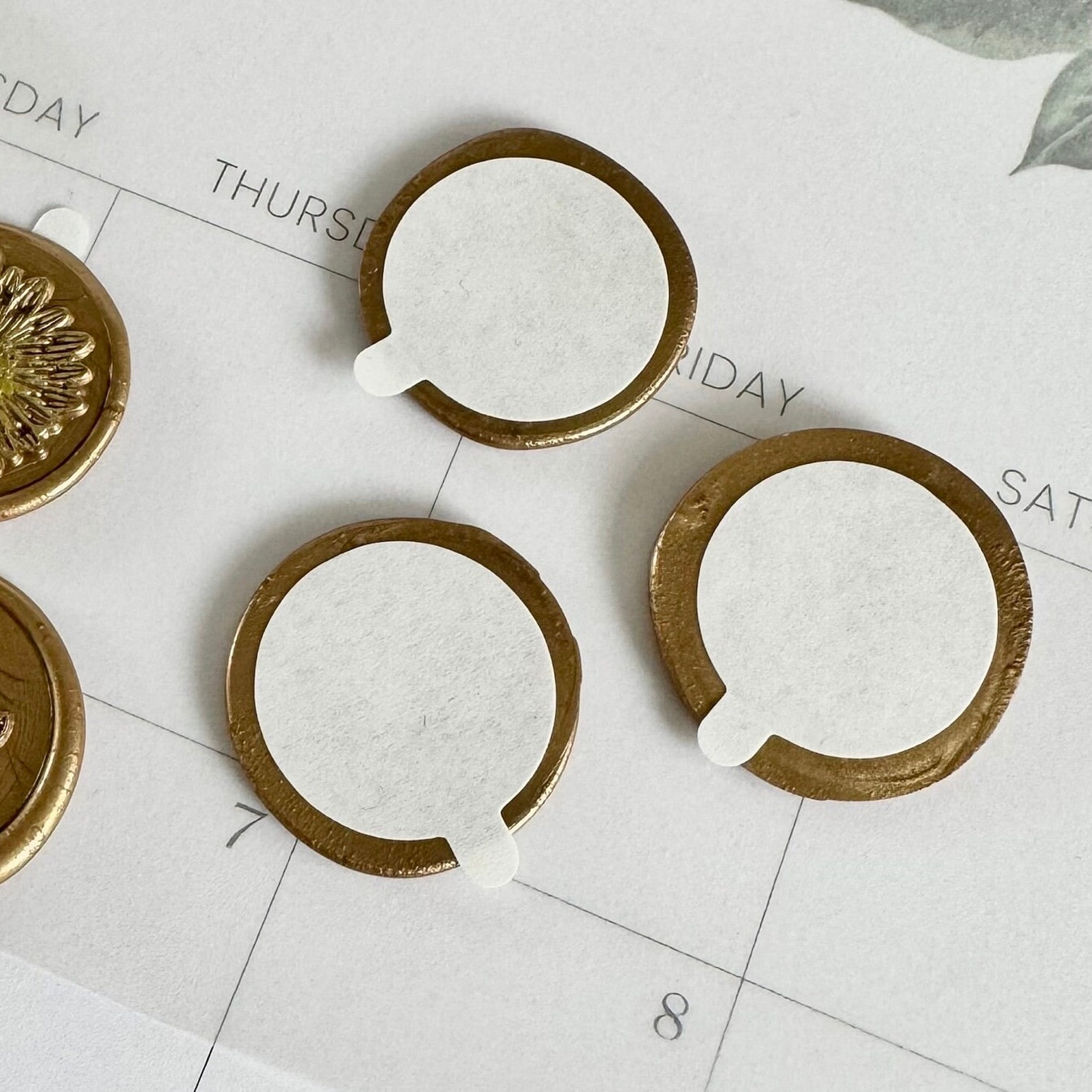 Wax Seal Sticker Antique Gold Wax Seal Greenery Self Adhesive Wax Seal ...
