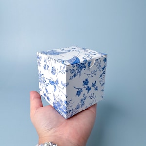 Toile Gift Box Wedding Favor Toile De Jouy Party Favor Packaging French ...