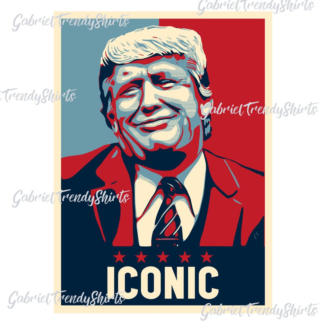 Donald Trump Iconic 2024 Png, Trump 2024 Png, Trump Shot Png, Trump ...