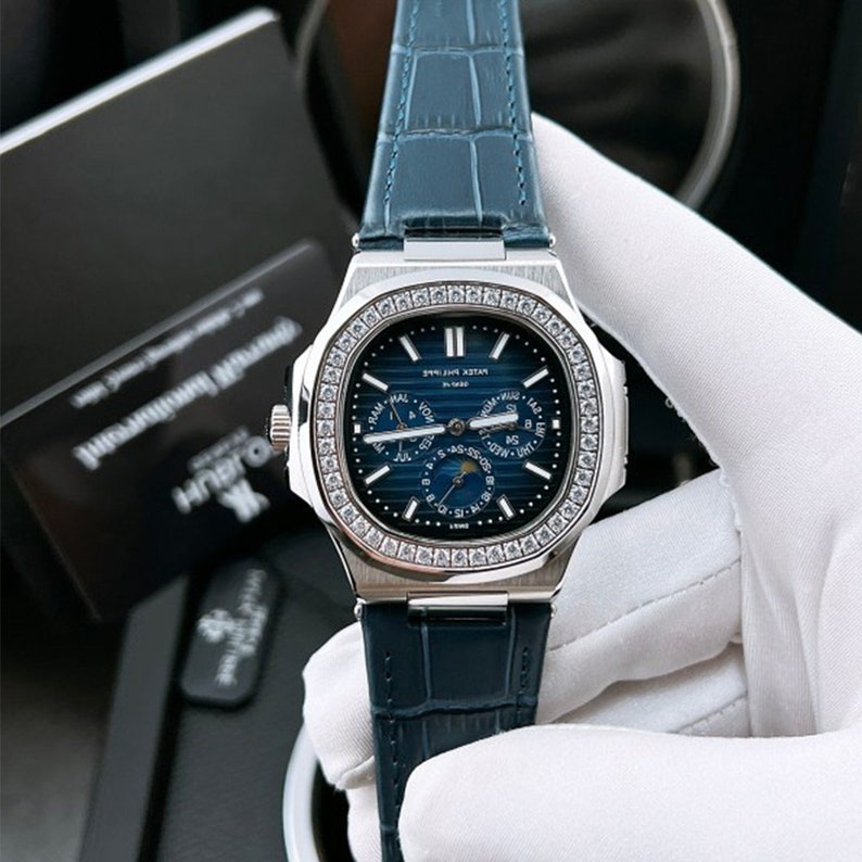 Patek Philippe Nautilus Dial Blue 41mm , Stainless Steel Patek Philippe ...