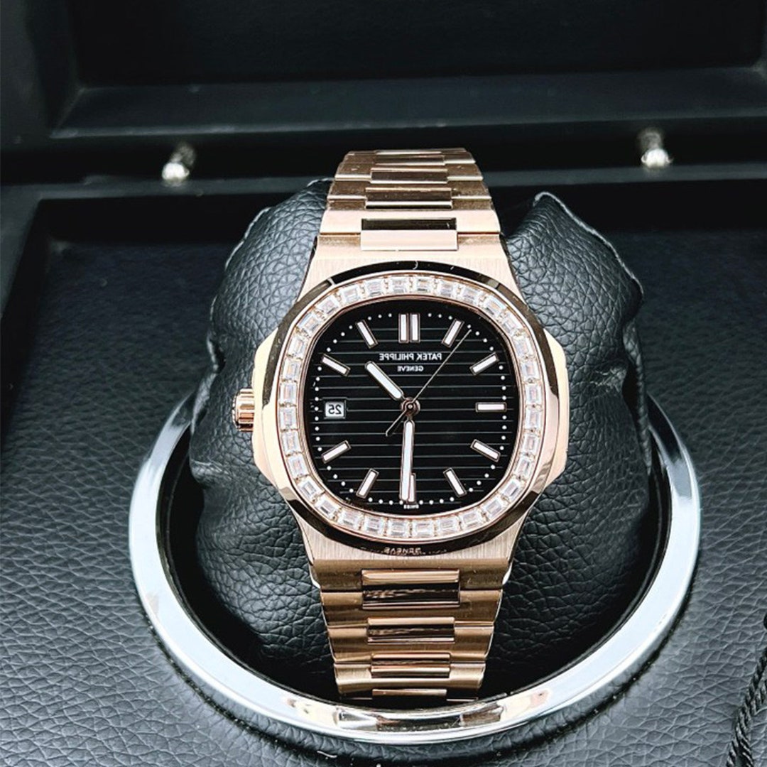 Patek Philippe Nautilus Dial Black 41mm , Stainless Steel Patek ...