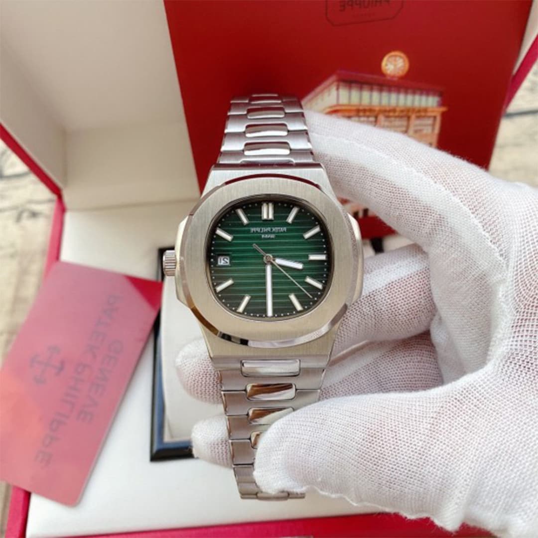 Patek Philippe Nautilus Dial Green 41mm , Stainless Steel Patek ...