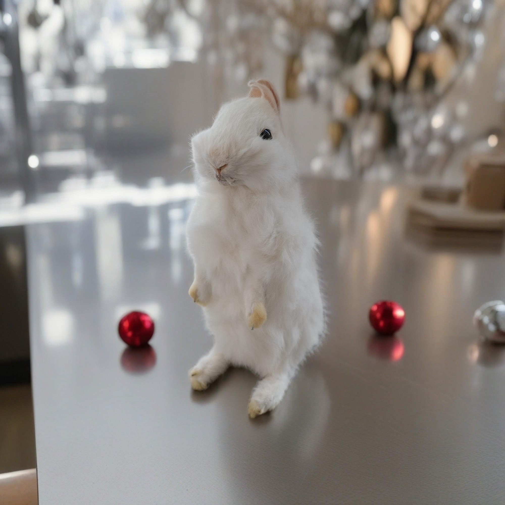 Real Taxidermy White Rabbit, Cute Taxidermy Rabbit, Easter Bunny ...