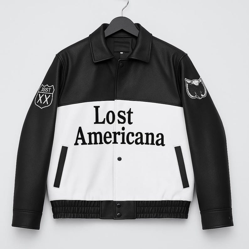 MGK Lost Americana Jacket Machine Gun Kelly Inspired Leather Bomber ...