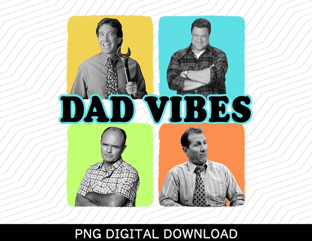 Retro 90s Dad Vibes PNG Files, Sitcom Dad Png, Dad Life Png, Best Dad ...