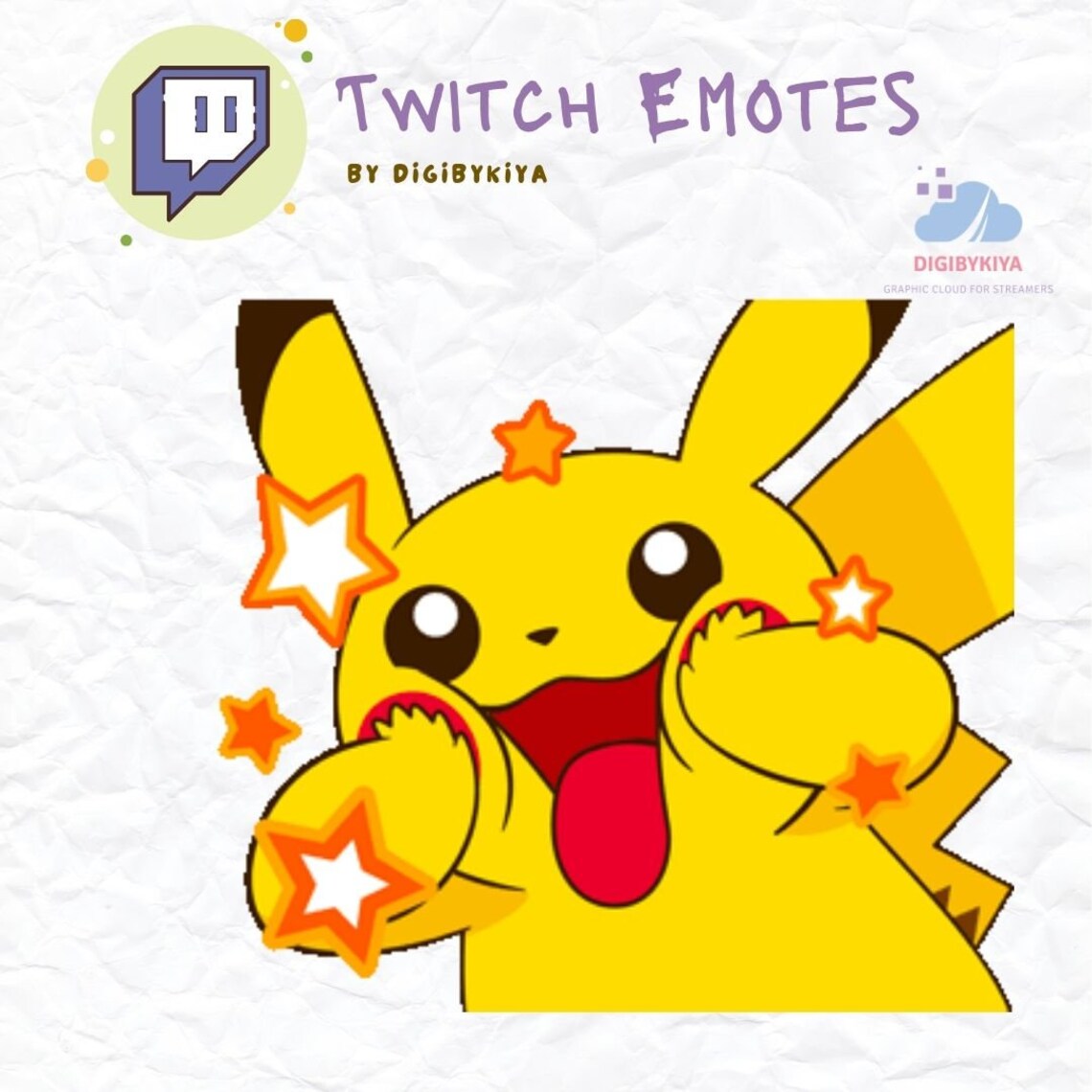 Animated Twitch Emote, Pokemon, Excited Pikachu - Ready to Use for ...