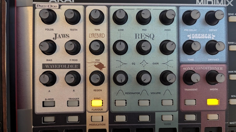 Repro 1 VST u-he Akai Midimix Controller Overlay for Reason. Midi Mapping File Included. - Etsy