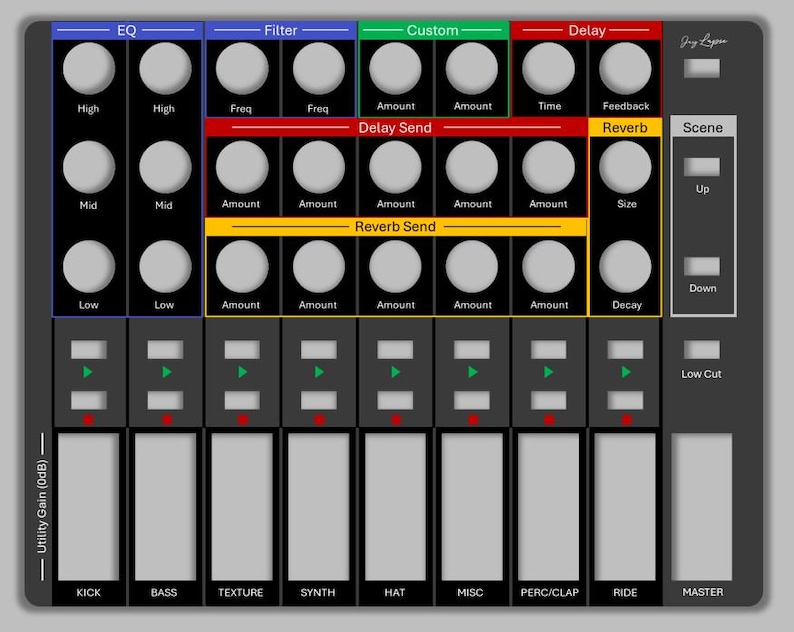 Custom Design - A Bespoke Overlay for Your Midimix - Etsy
