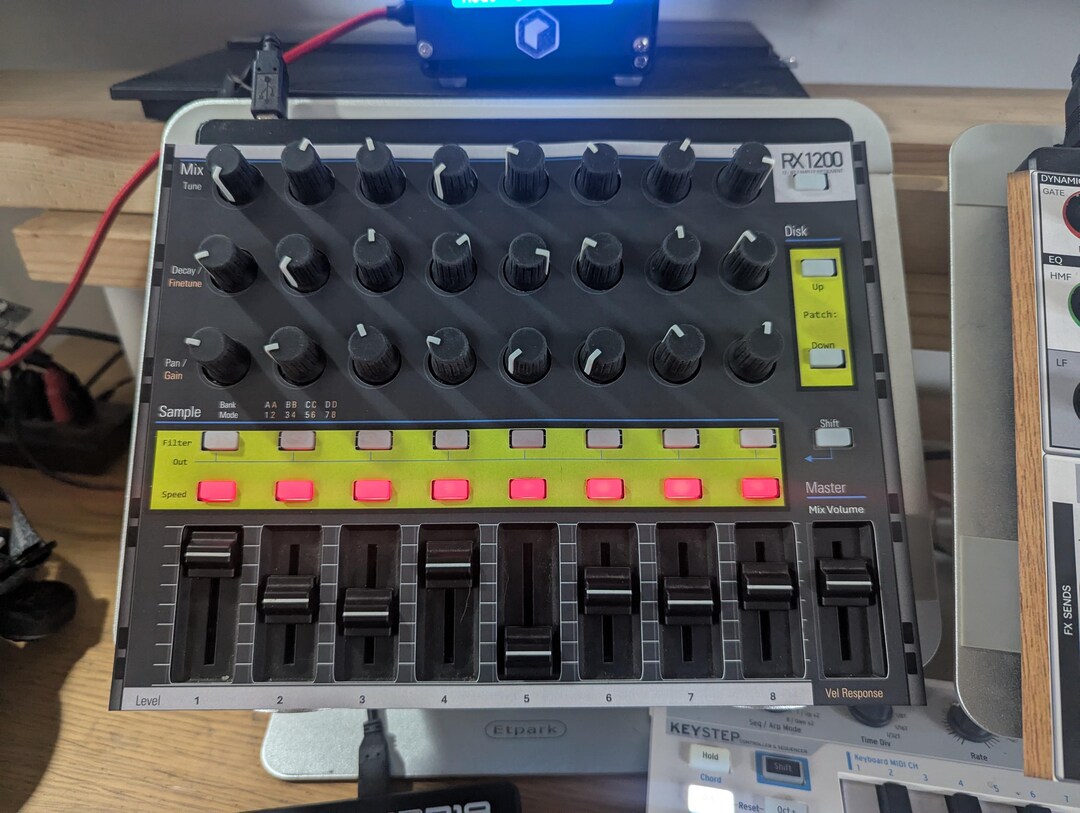 RX1200 Sampler (inphonik) - Akai Midimix Midi Controller Overlay for Reason. Midi Mapping ...